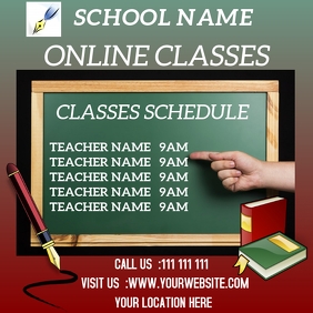 ONLINE SCHOOL Template | PosterMyWall
