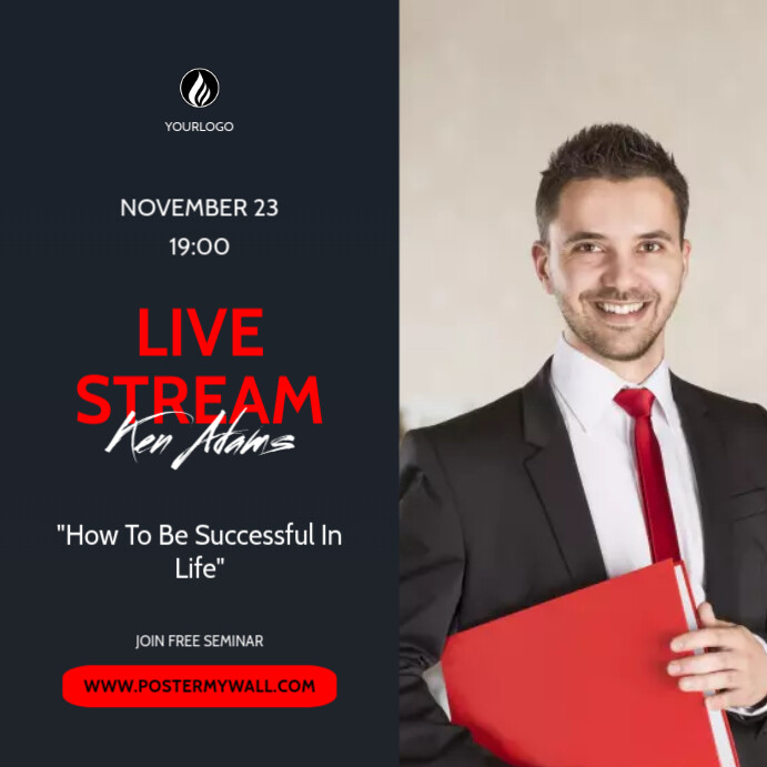 Online seminar ad Template | PosterMyWall