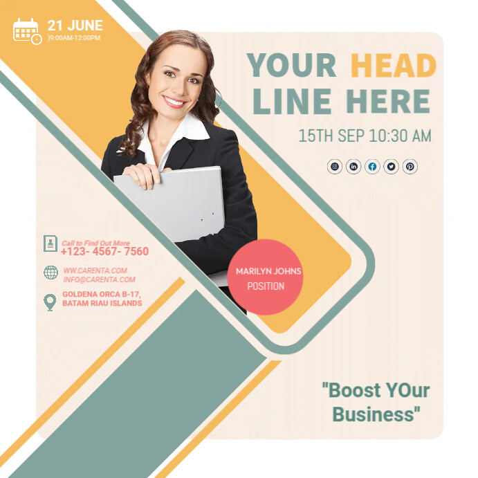 Copy of Online Seminar | PosterMyWall