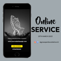 Church Prayer Service Invitation Flyer Template | PosterMyWall