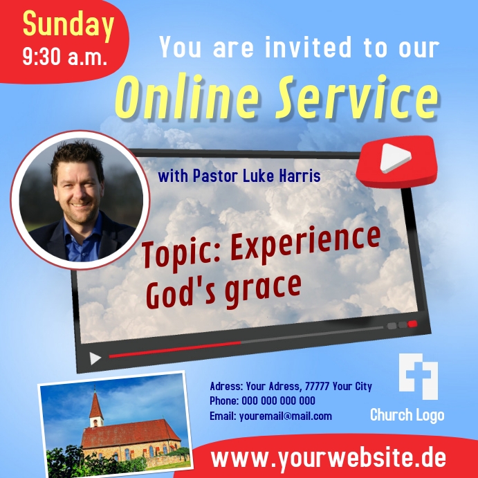 Online Service - Stream Template | PosterMyWall