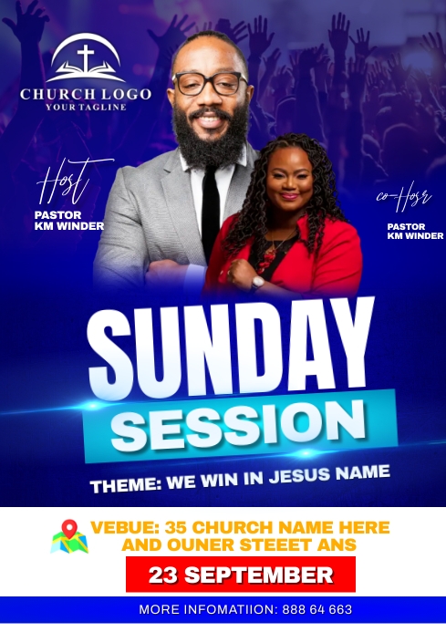 Online session Template | PosterMyWall