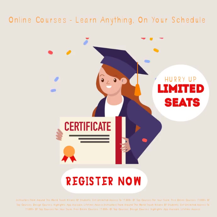 online skill learning platform for students Template | PosterMyWall