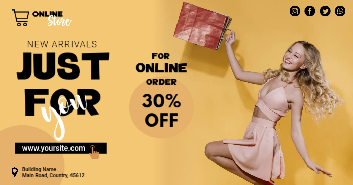 Online Spring Store Template | PosterMyWall