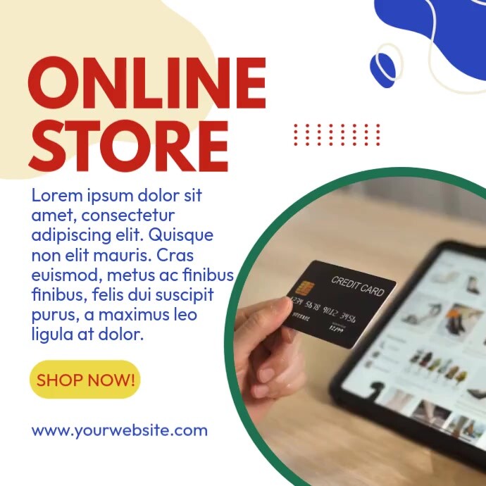 Online Store Template | PosterMyWall