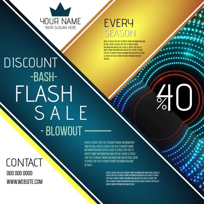 ONLINE STORES STORE SHOP SALES EVENT advert Template | PosterMyWall