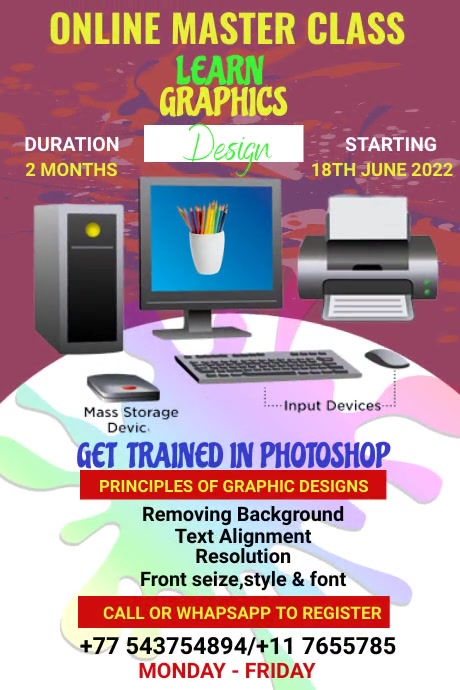 ONLINE TRAINING Template | PosterMyWall