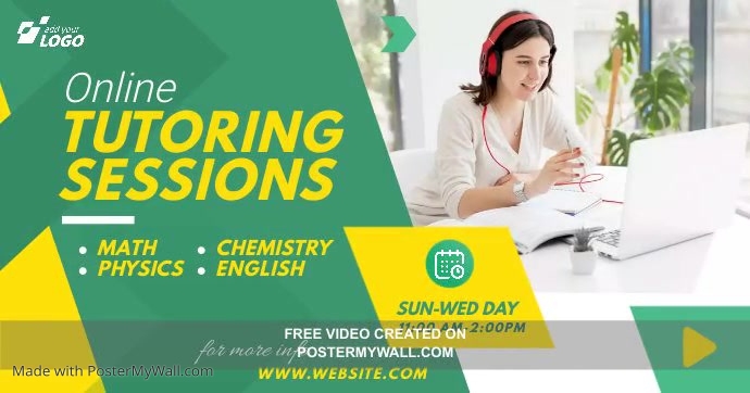 Copy of Online Tutor Ad | PosterMyWall