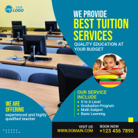 Online Tutor Service Ad Template | PosterMyWall