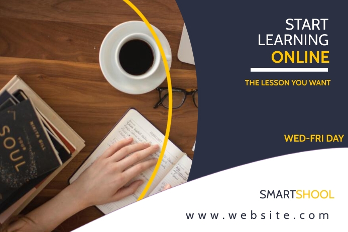 Online Tutor Template | PosterMyWall