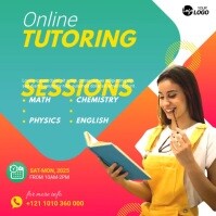 Online Tutor Ad Template | PosterMyWall