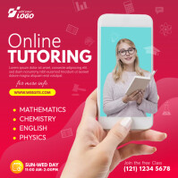 Online Tutor Ad Template | PosterMyWall