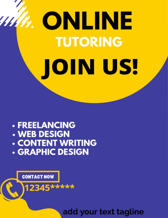 Copy of Online tutoring | PosterMyWall