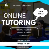 Online Tutor Template | PosterMyWall
