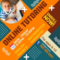Private Online Tutoring Instagram Post Template | PosterMyWall