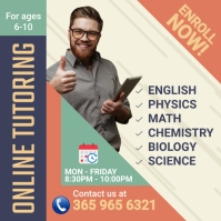 Tutoring Post Template | PosterMyWall
