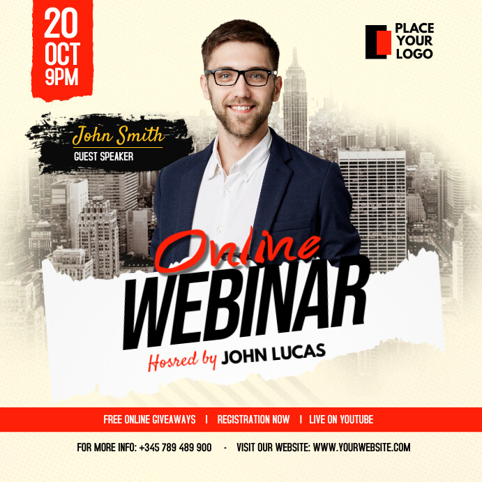 online webinar Template | PosterMyWall