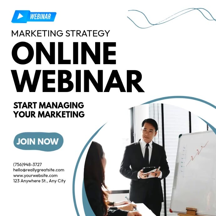 Online Webinar Template | PosterMyWall