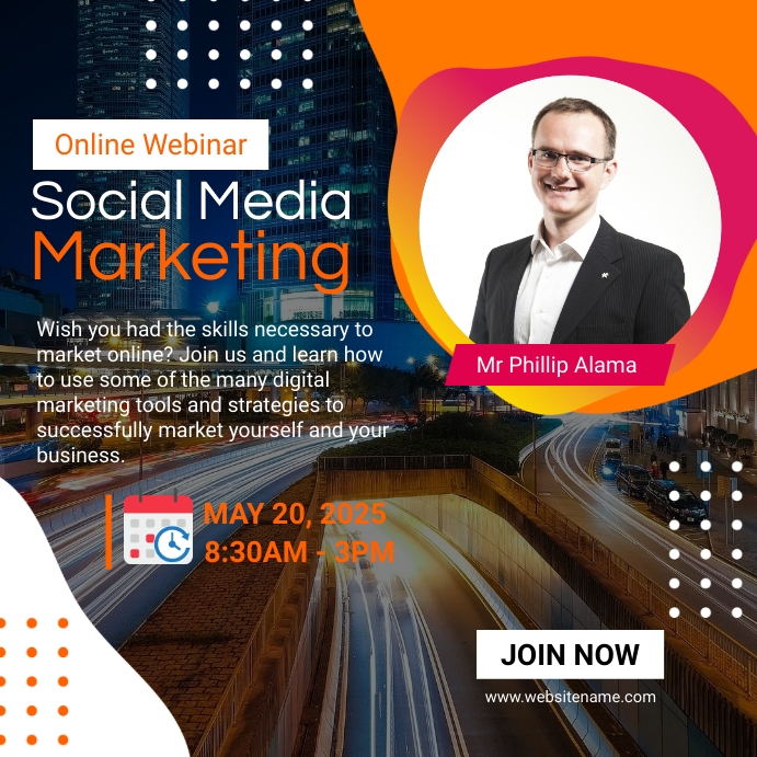 Online Webinar Instagram Post Template | PosterMyWall