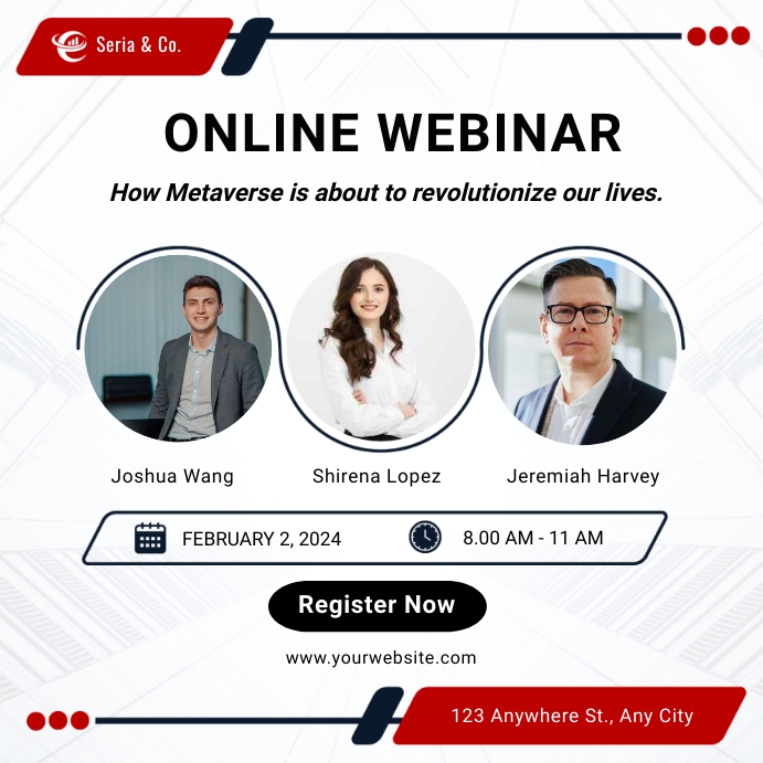 Copy of Online Webinar Instagram Post | PosterMyWall