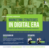 Online Webinar Postcard Template | PosterMyWall