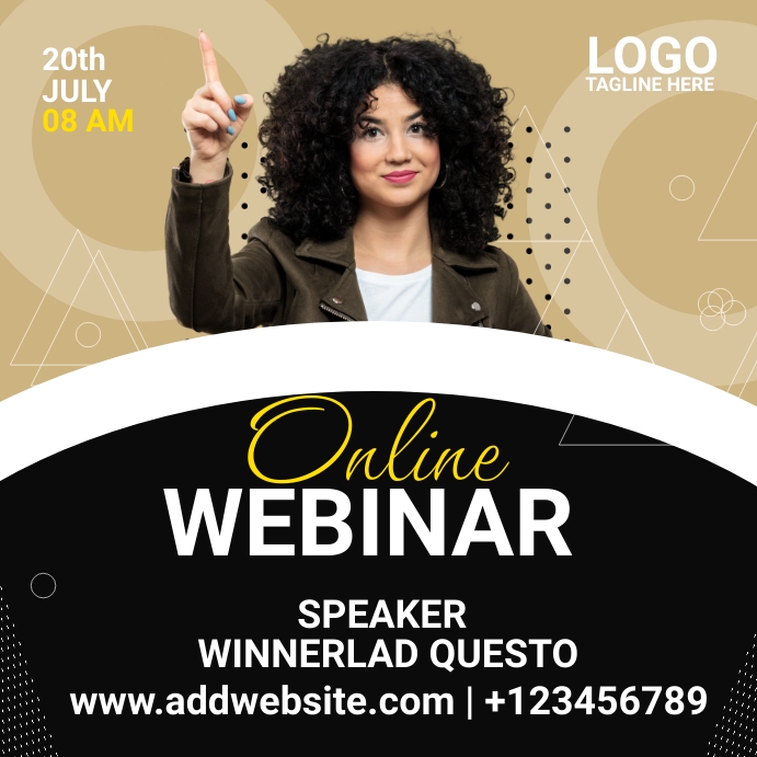 online webiner Template | PosterMyWall