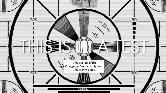 ONLY A TEST Template | PosterMyWall