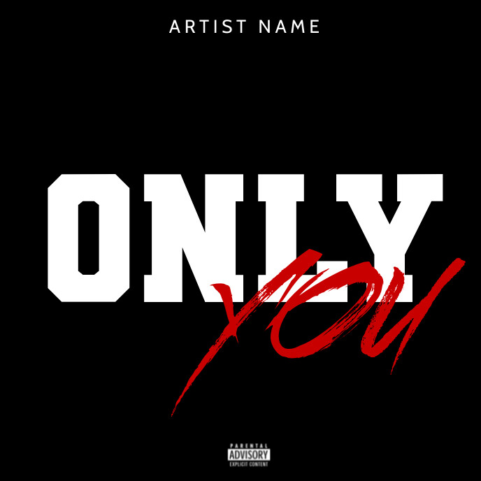 Plantilla de Only You Mixtape Cover Album Cover | PosterMyWall