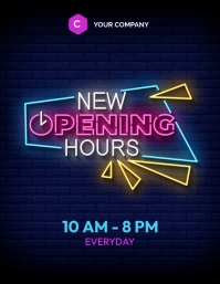 Bar Open Hours Template | PosterMyWall