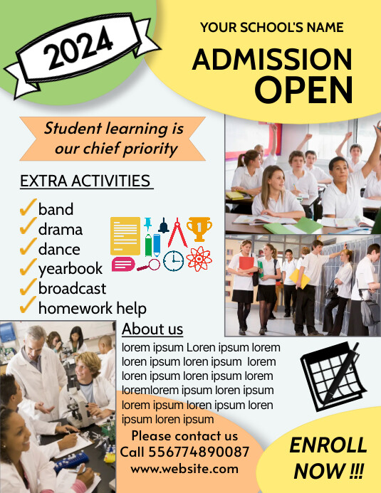 open admission 2021 poster Template | PosterMyWall