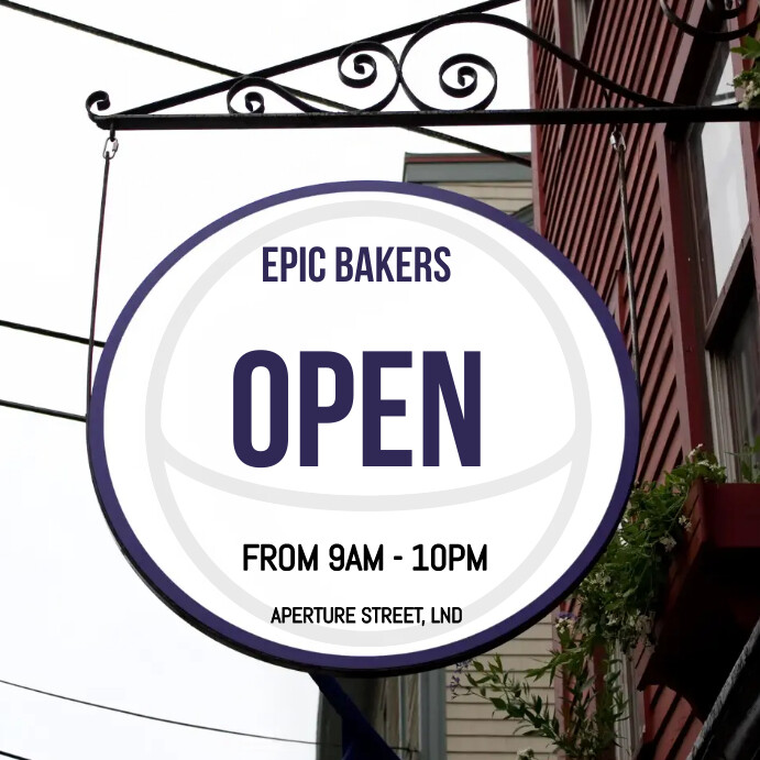 Plantilla de Open | PosterMyWall