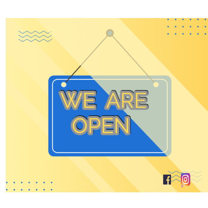 Open for business Template | PosterMyWall