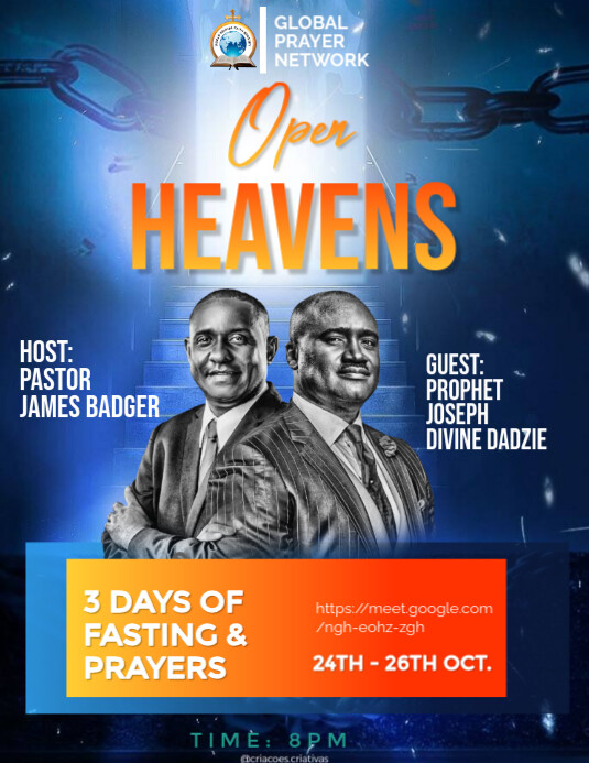 Copy of OPEN HEAVEN CHURCH FLYER | PosterMyWall