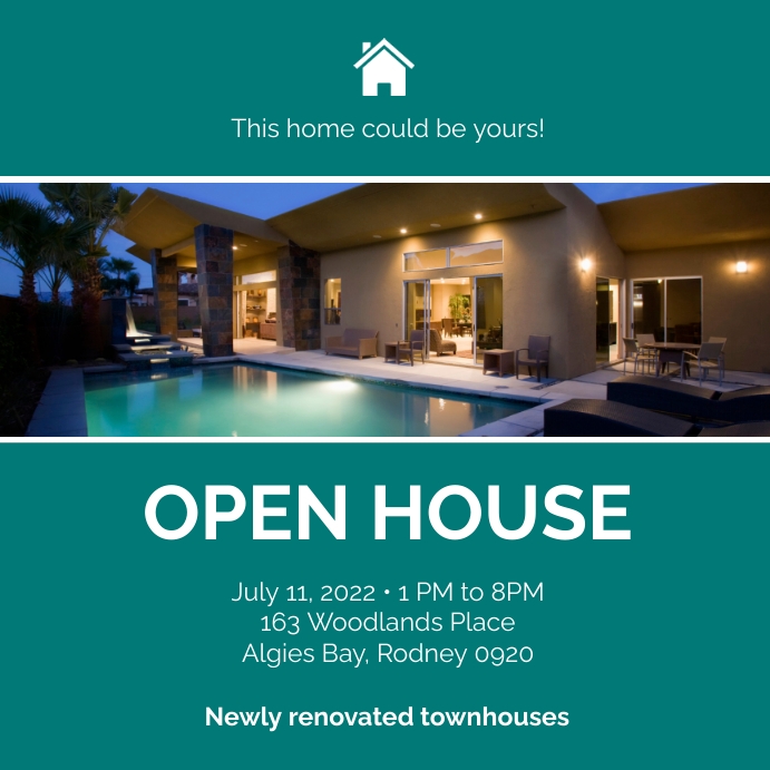 Open House Template | PosterMyWall