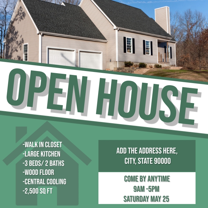 Open house Template | PosterMyWall
