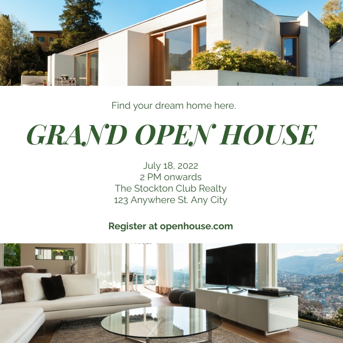 Open House Template | PosterMyWall