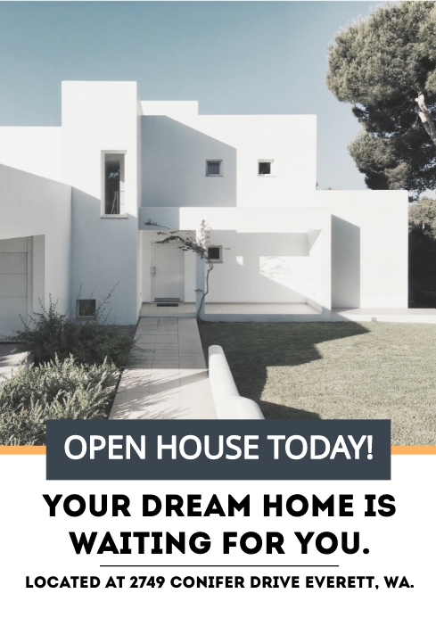 OPEN HOUSE Template | PosterMyWall