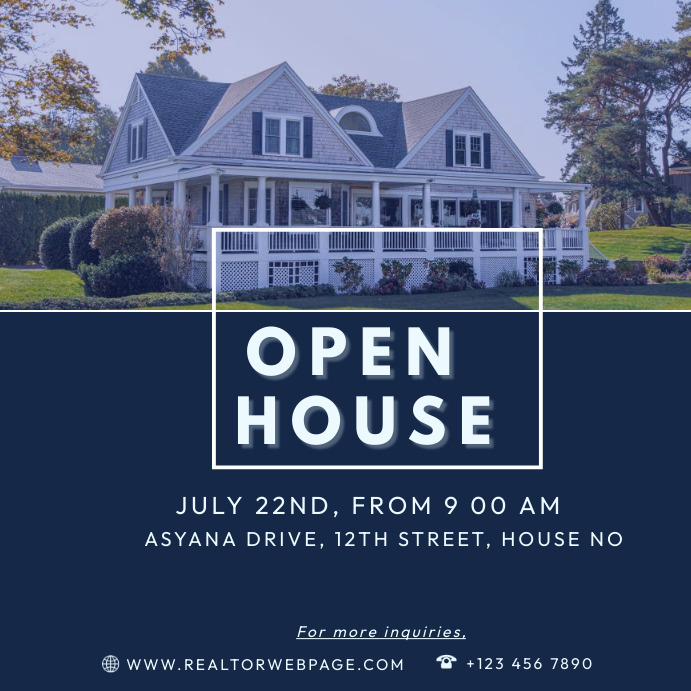 Open House Template | PosterMyWall