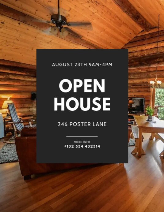 Open House Flyer Design Template | PosterMyWall