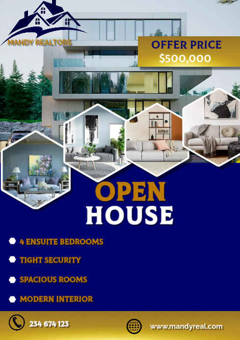 Open house flyer Template | PosterMyWall