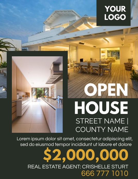 Open House Flyer Template | PosterMyWall