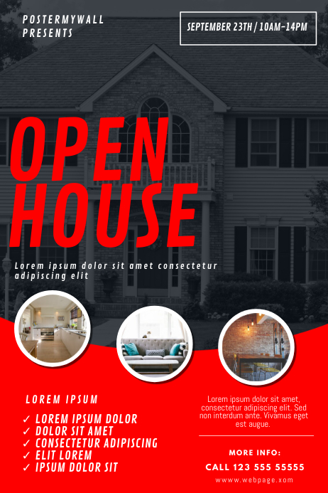 Brosur Templat Selebaran Terbuka | PosterMyWall