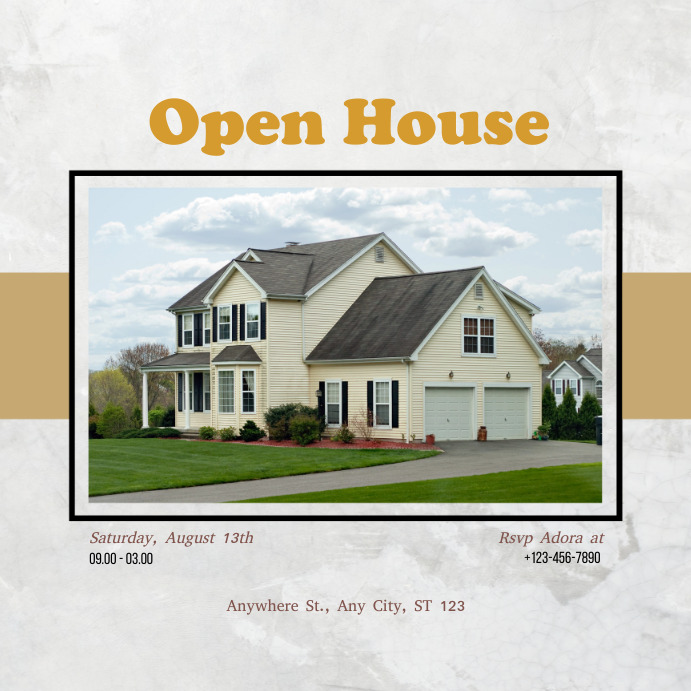 Open House for Real Estate Template | PosterMyWall