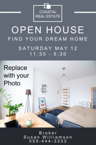 open house event design template | PosterMyWall