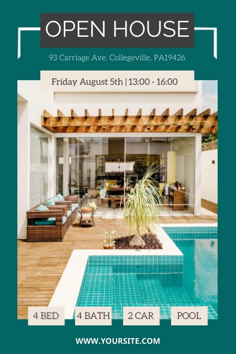 OPEN HOUSE POSTER Template | PosterMyWall