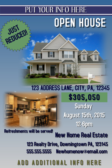 Open House Template | PosterMyWall