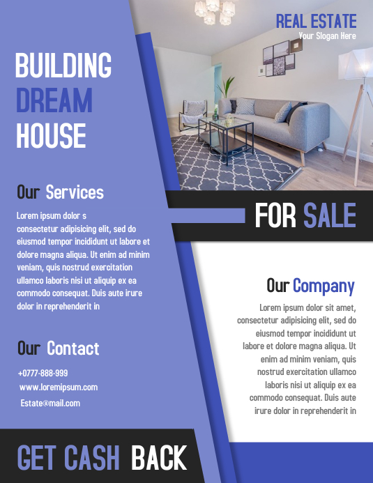 Copy of Open House Property Flyer Real Estate Poster | PosterMyWall