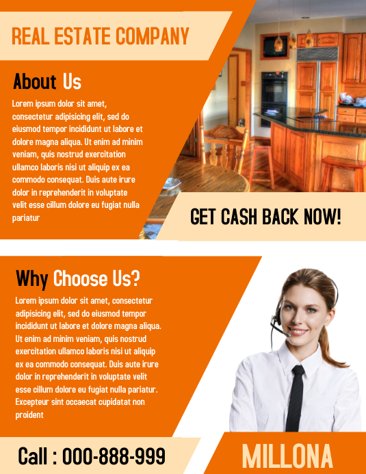 Copy of Open House Property Flyer Real Estate Poster | PosterMyWall