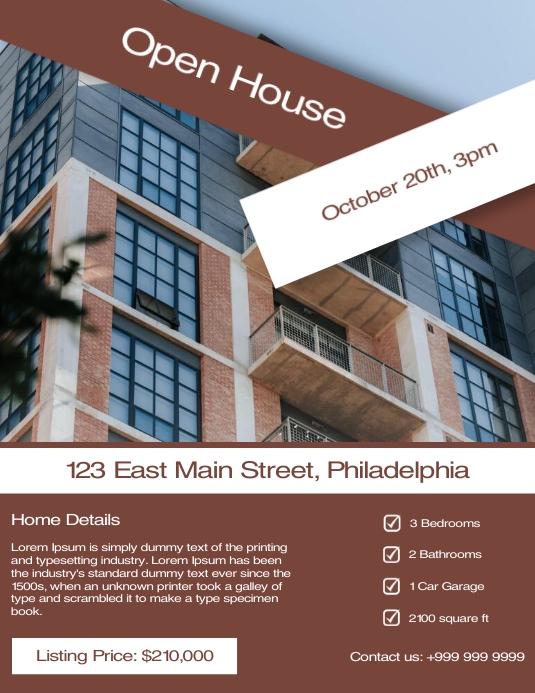 Open House Template | PosterMyWall