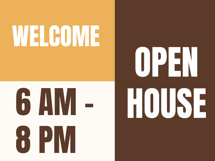 Plantilla de Open House Yard Sign | PosterMyWall